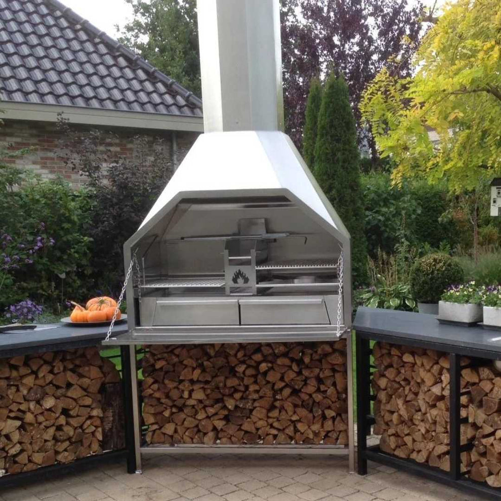 Home Fires Free Standing 304 Stainless Steel Braai – Fireboks